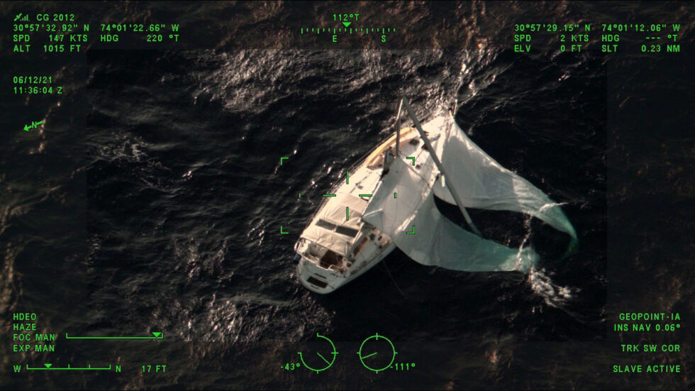 Rescue of Captain S/V Fidelity Dismasted 375 NM East of Jacksonville ...